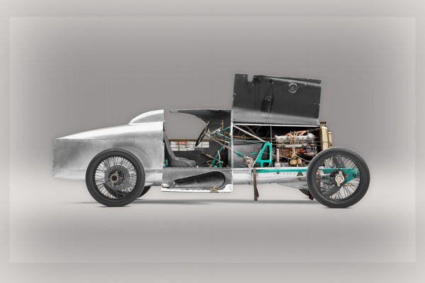 Aston Martin 'Razor Blade' - 150cm Half Tone Flat Bed Print - Side Vie ...