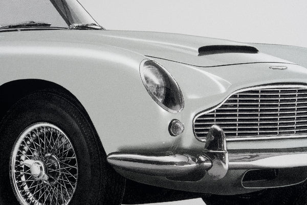 Aston Martin DB5 Vantage - Alan Thornton - Art Screen Print - 3/4 Angl ...