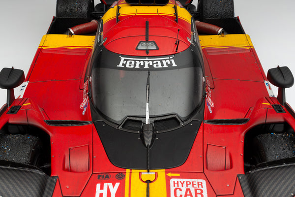 Ferrari 499P - Ganador de Le Mans 2023 - con Daños y Suciedad de Carre ...