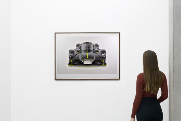 Aston Martin Valkyrie - Alan Thornton - Art Screen Print - Front View ...