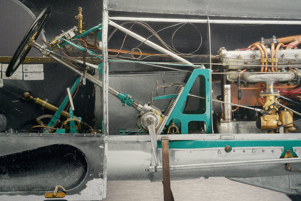 Aston Martin 'Razor Blade' - 150cm Half Tone Flat Bed Print - Side Vie ...