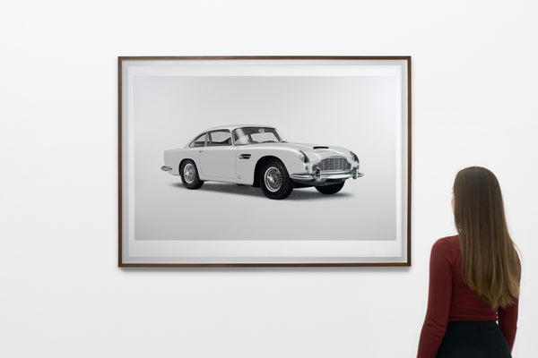 Aston Martin DB5 Vantage - Alan Thornton - Art Screen Print - 3/4 Angl ...