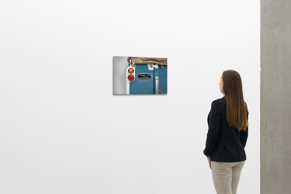 Land Rover Series 2a - 60cm Half Tone Flat Bed Print - Rear Light Deta ...