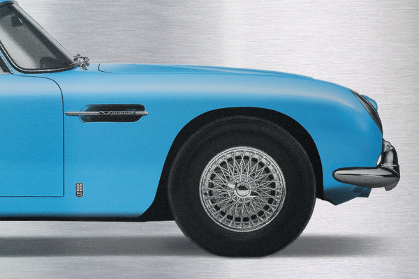 Aston Martin DB5 Vantage - 150cm Half Tone Flat Bed Print - Side View ...