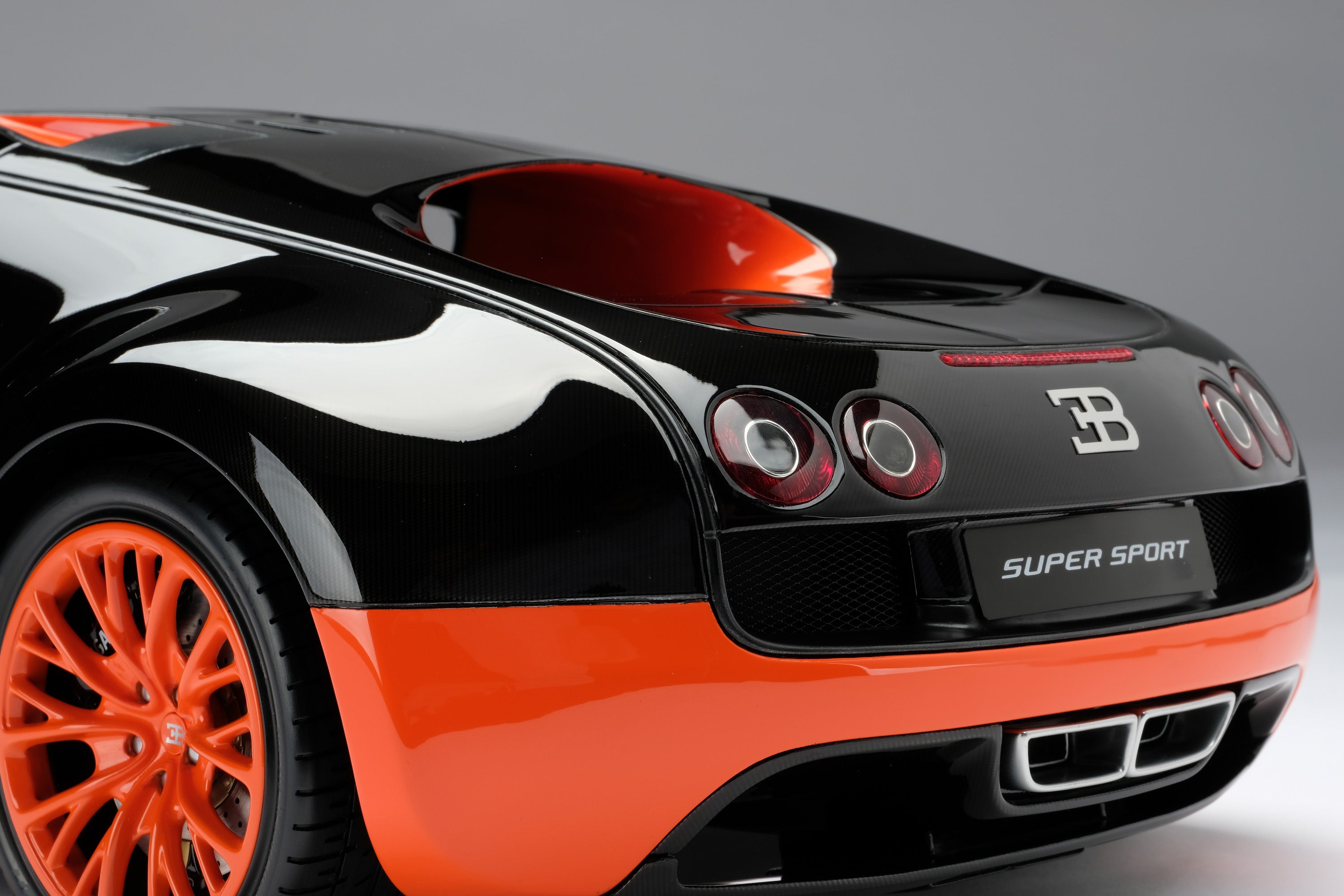 Bugatti Veyron Super Sport Black And Red