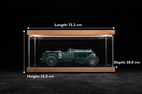 Solid Walnut Illuminated Display Case – Amalgam Collection